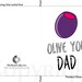 Father's Day Card, Printable, Olive You Dad Card, Pun, Funny Dad ...