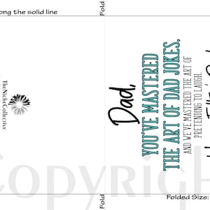 Funny Father's Day Card, Printable, Happy Father's Day Humor, Dad Jokes ...