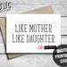 Printable Mother's Day Card From Daughter, Funny Birthday Card for Mom ...