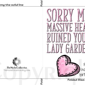 Funny Mom Birthday Card, Printable, Happy Birthday Mom, Rude, From ...