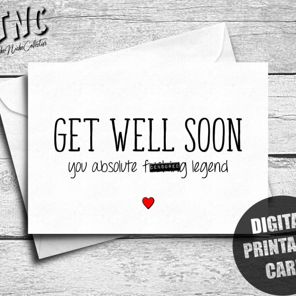 Funny Get Well Cards After Surgery - Etsy