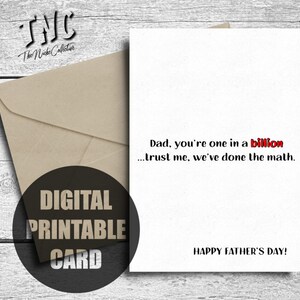 Funny Father's Day Card Printable Happy Father's - Etsy