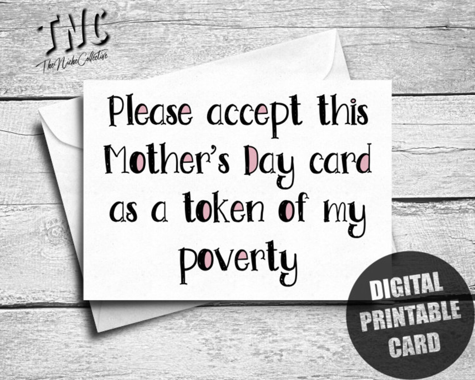 Mother's Day Card Funny Printable Mother's Day Gift - Etsy