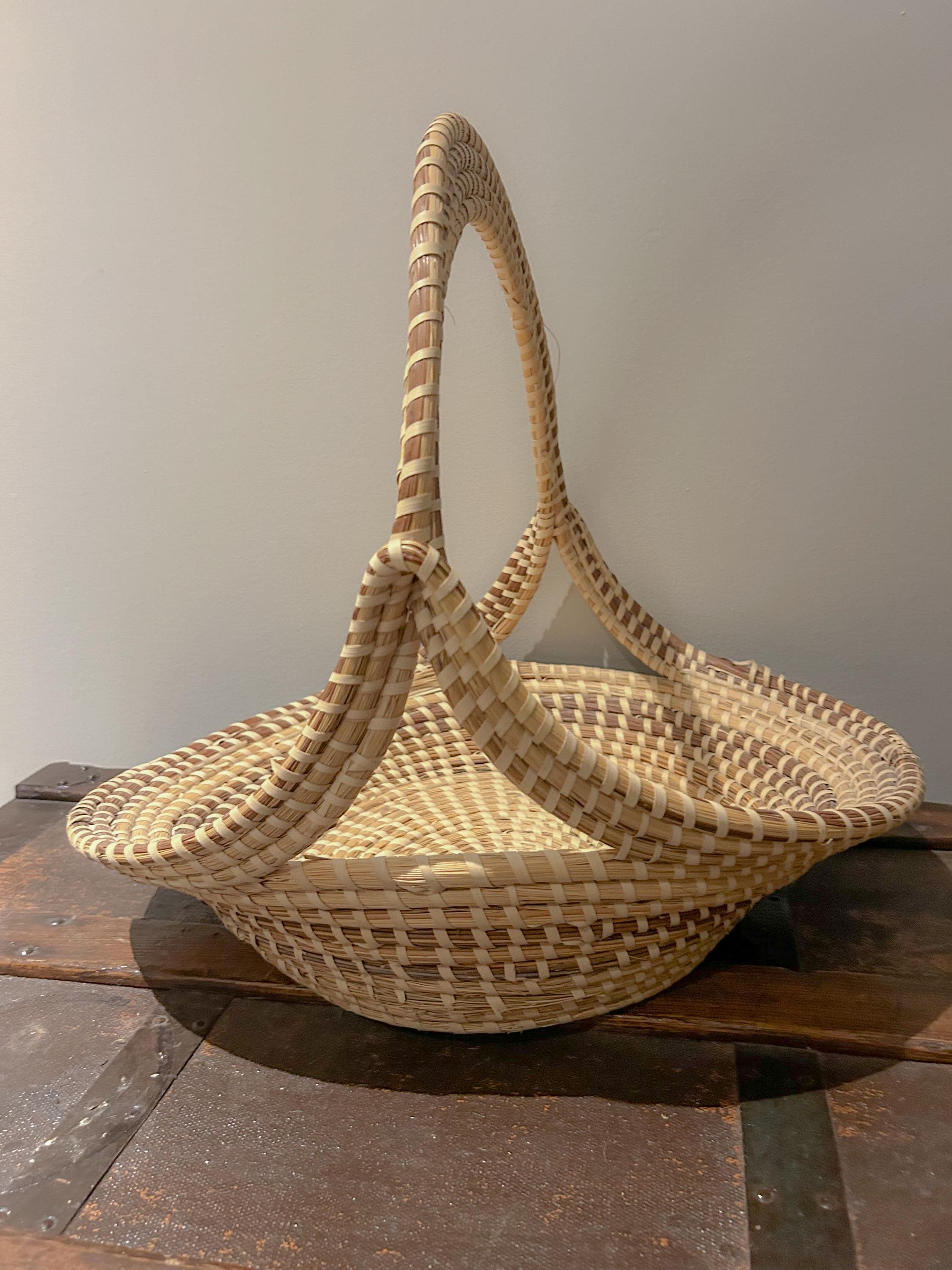 Extra Large Gullah Charleston Sweet Grass Basket - Etsy