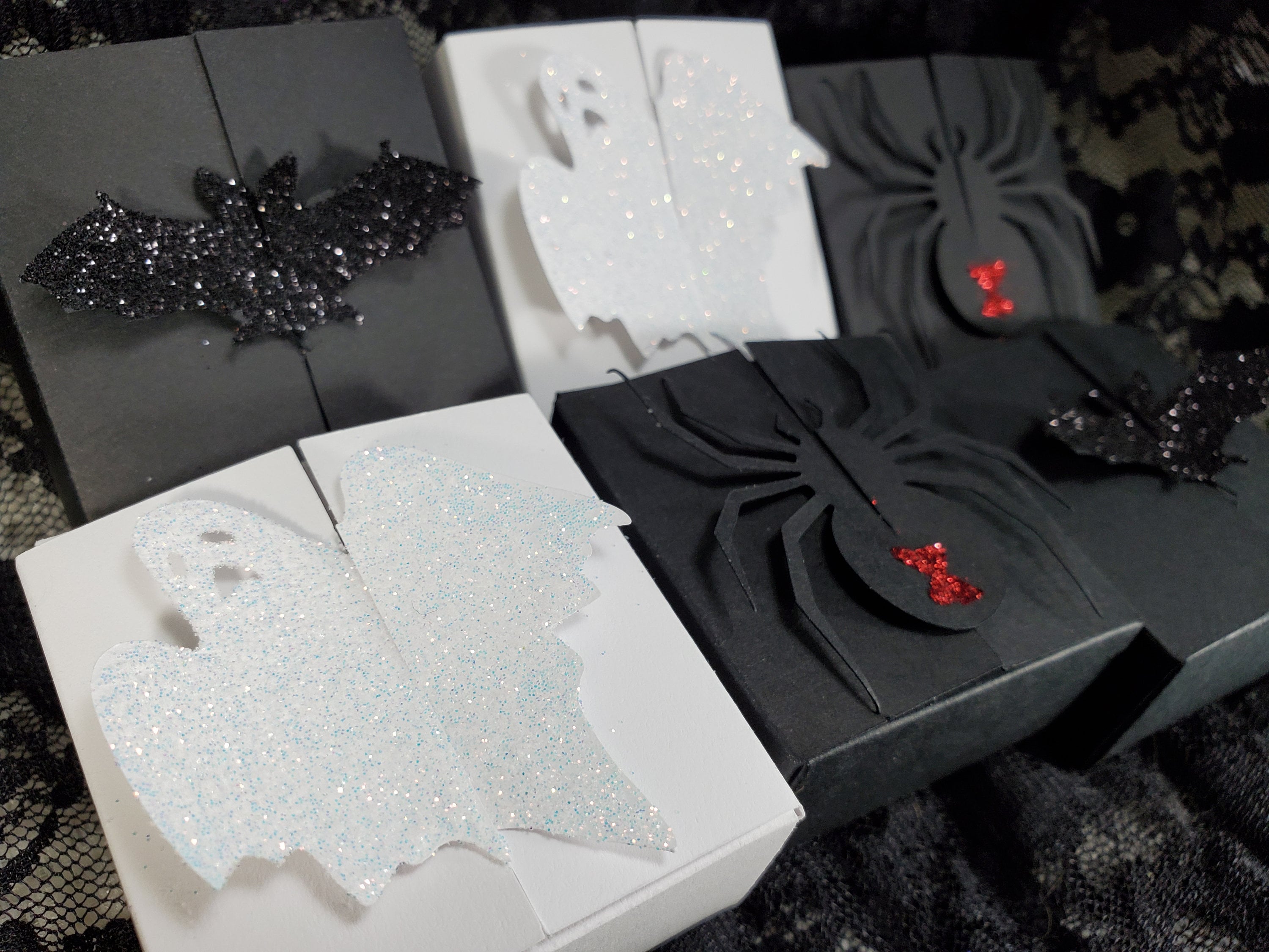 2X2X1 Halloween Gift Boxes Sets of 12 Spooky Favor Box Fun | Etsy