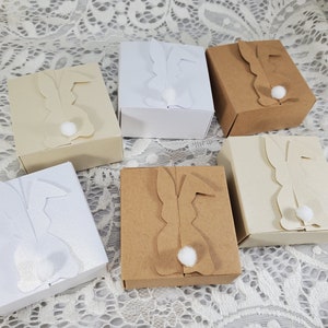 2X2X1 Easter Bunny Gift Boxes Sets of 12 | Easter Favor Box | Candy ...