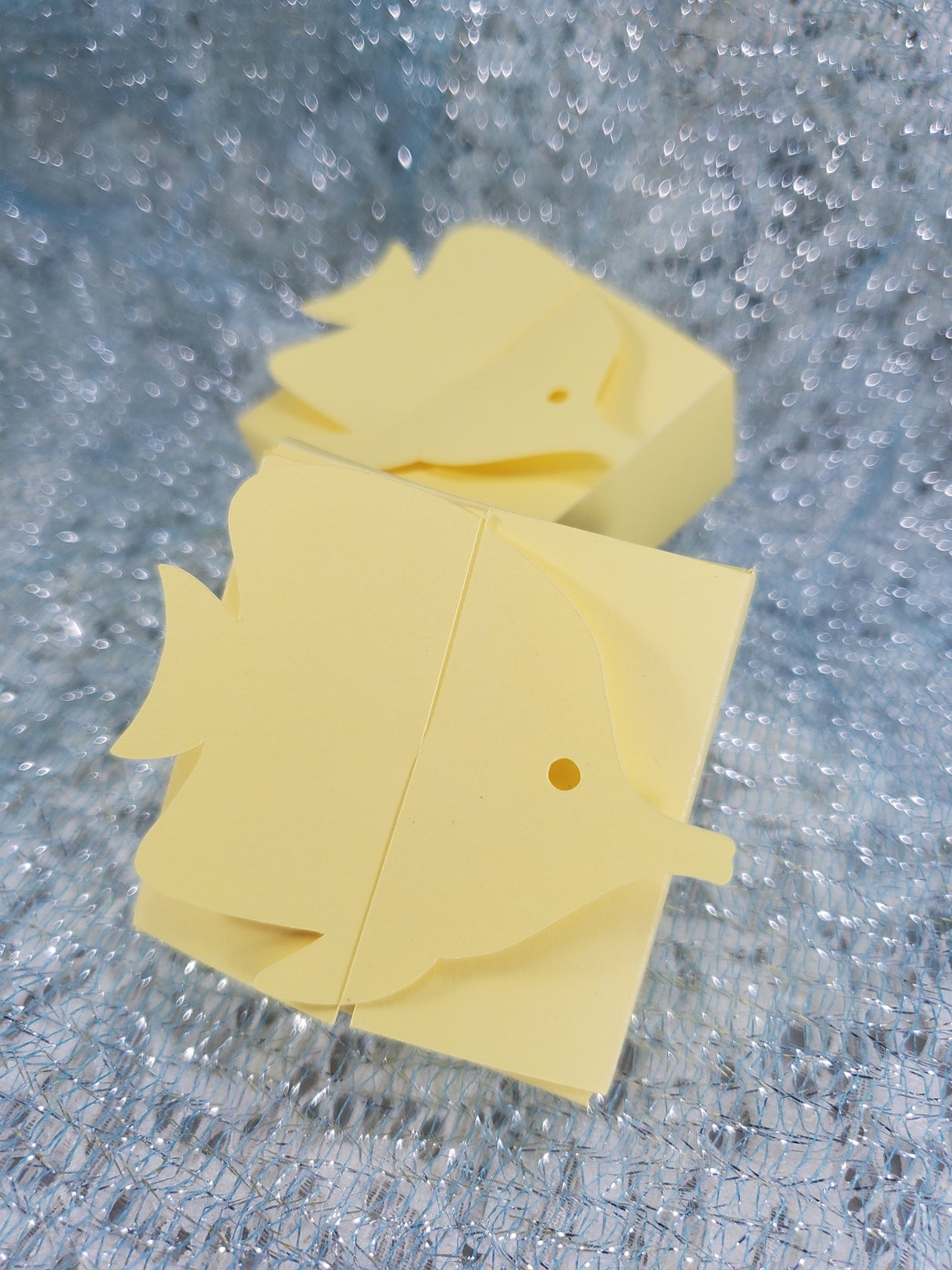 2X2X1 Gift Boxes Sets of 12 Yellow Tang Fish Theme Wedding | Etsy