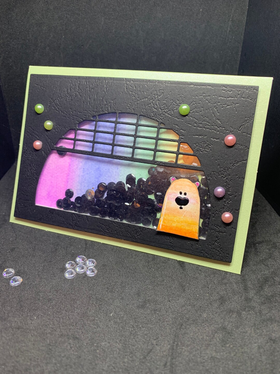 Shake Card Unique Rainbow Model - Etsy