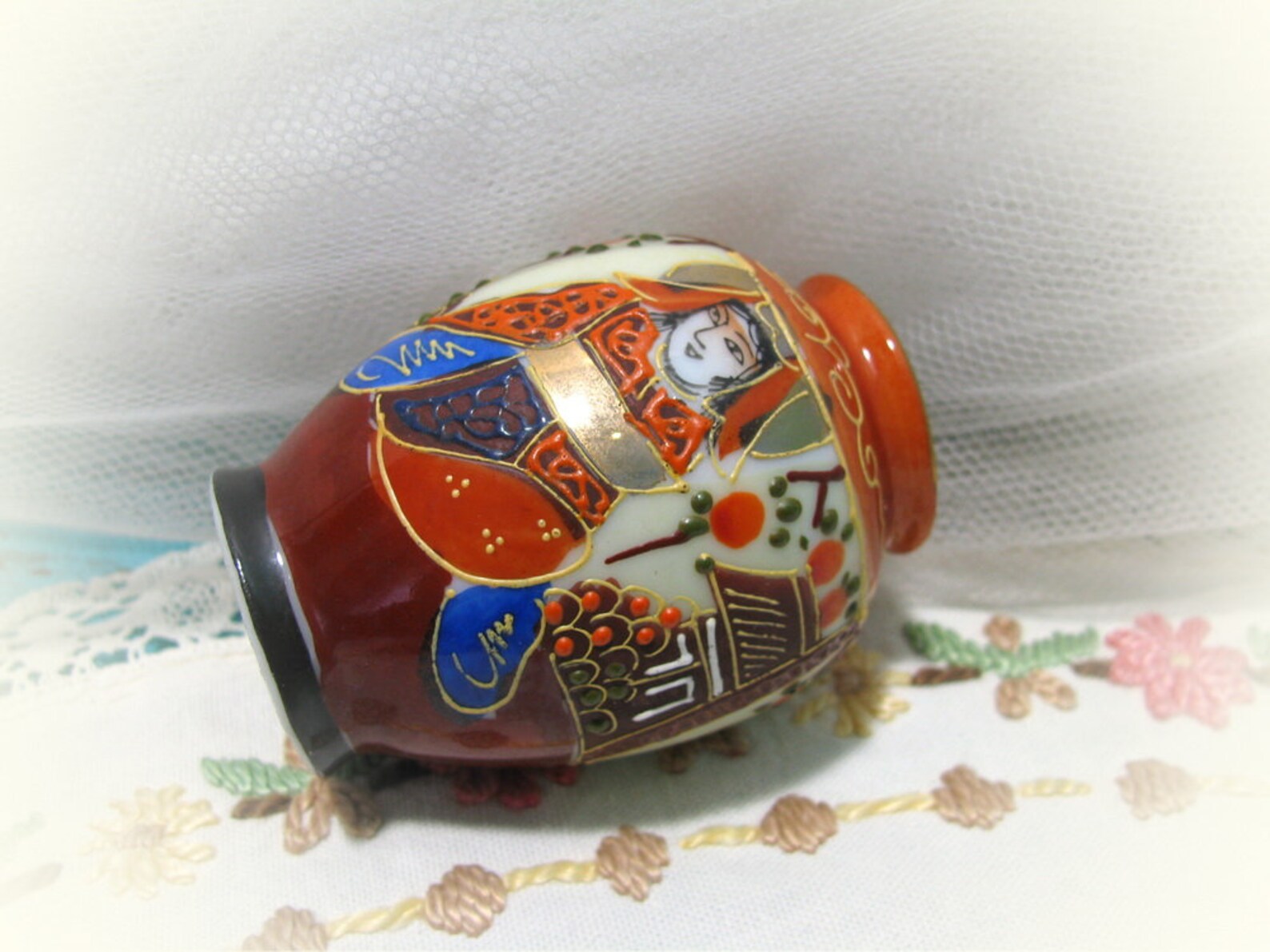 Vintage Nippon Tokusei Japanese Vase Goddess Kannon/ Nippon - Etsy
