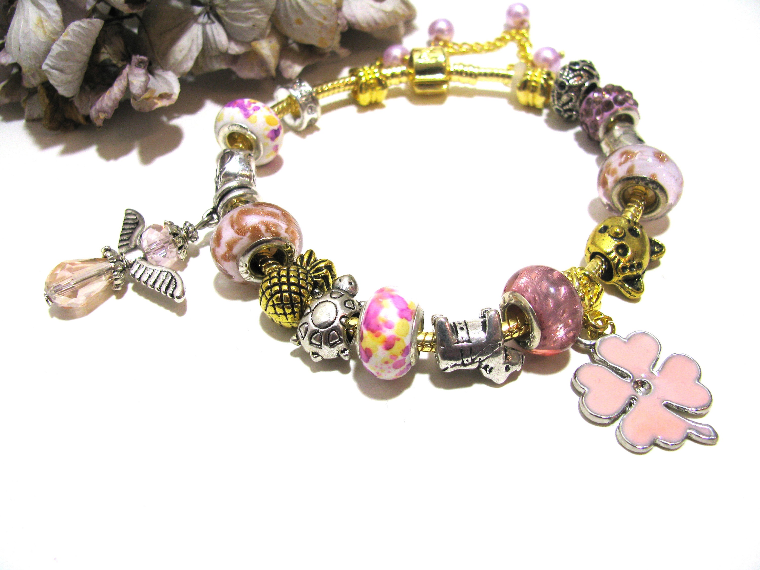 European Pandora Style Charm Bracelet/ St. Patrick's Day - Etsy New Zealand