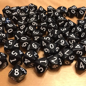 60 - D10: Spin-down Dice (dice Only) - Etsy