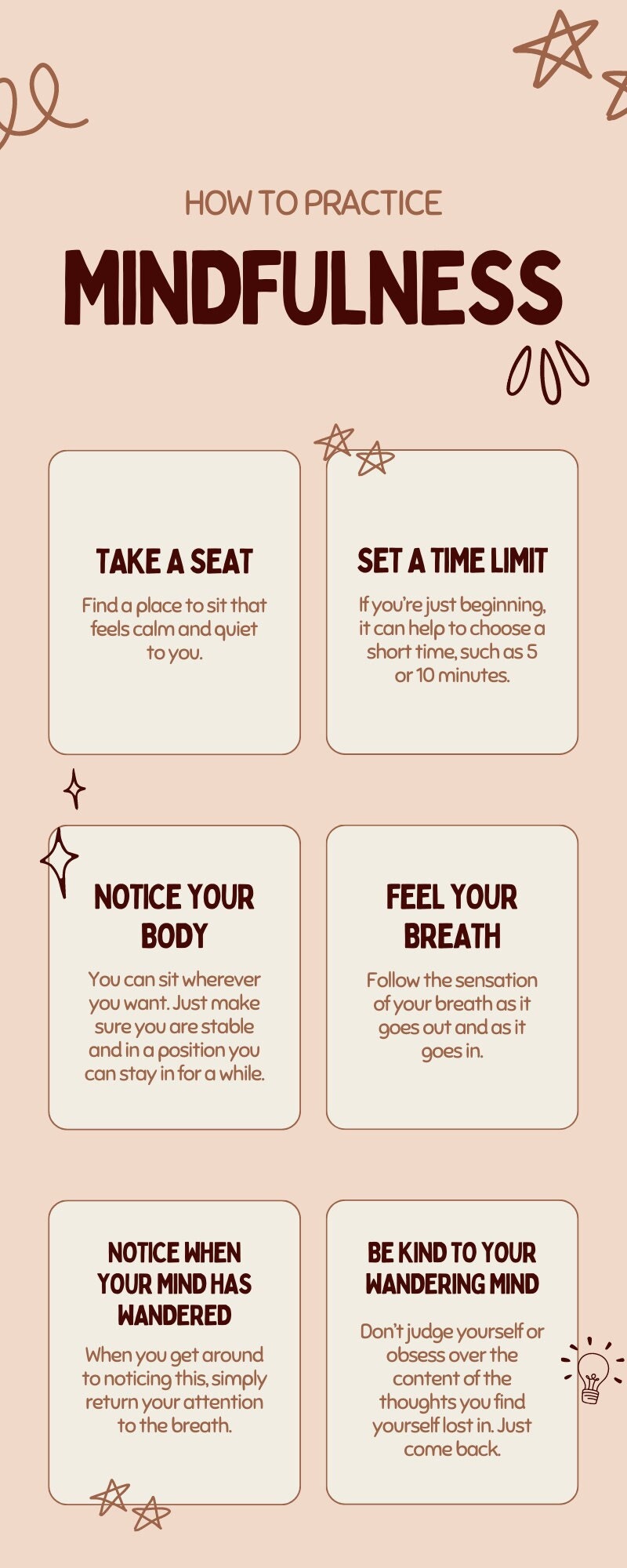 Mindfulness Print, Checklist, School, Yoga, Digital Download - Etsy