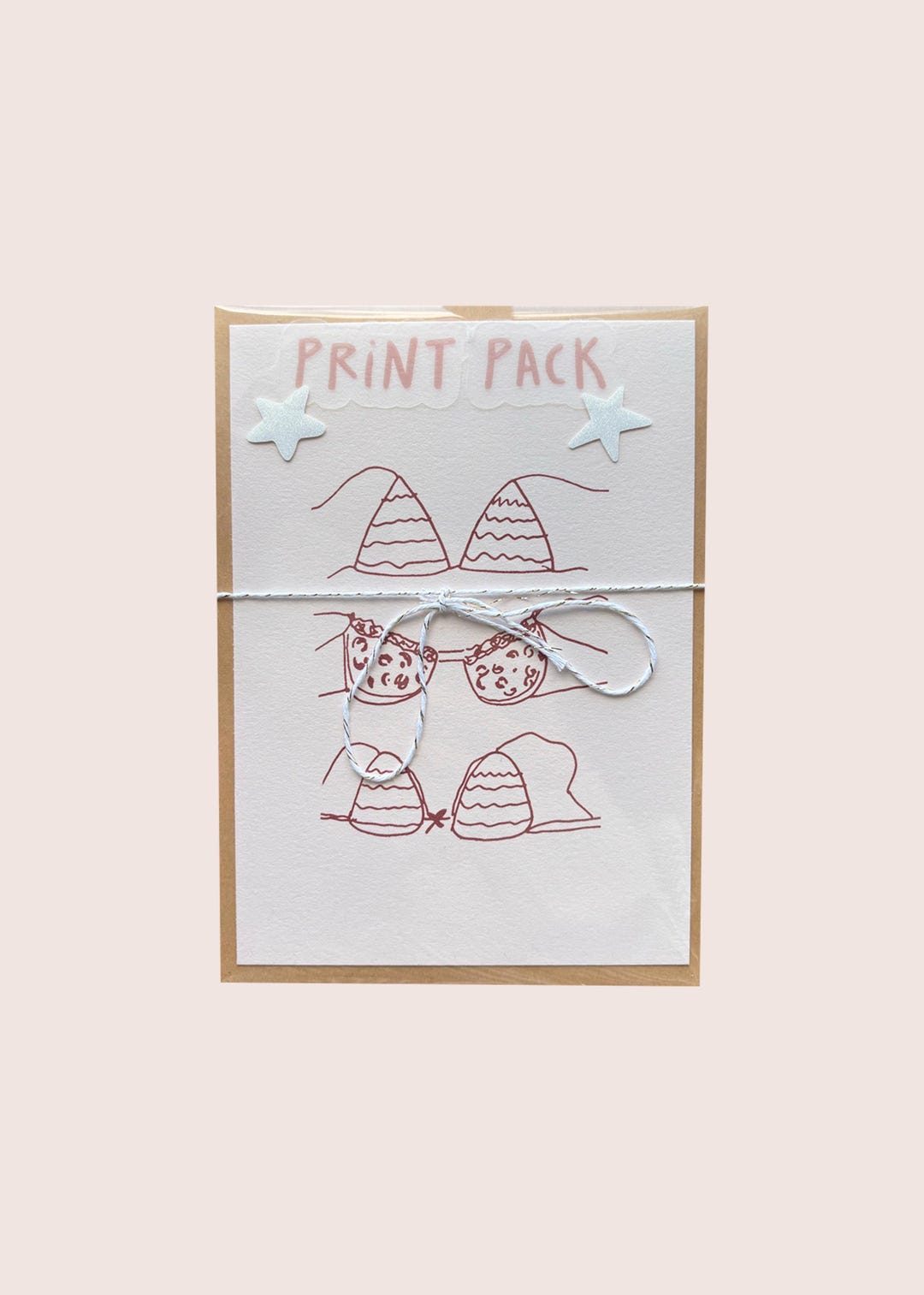 The Bikini Trio - Art Print Pack | Pink Y2K Fashion Wall Art | Playful ...