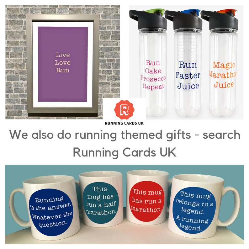 Half Marathon Congratulations Card for Runner / Running Friend - Etsy