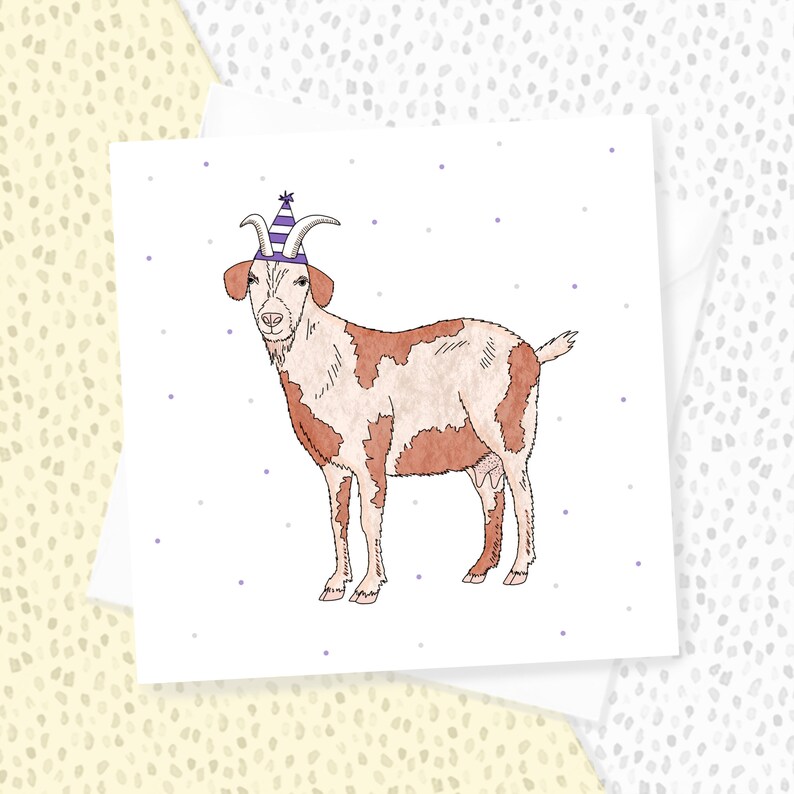 THE GOAT CARD // We Have Goat to Celebrate // Add a - Etsy