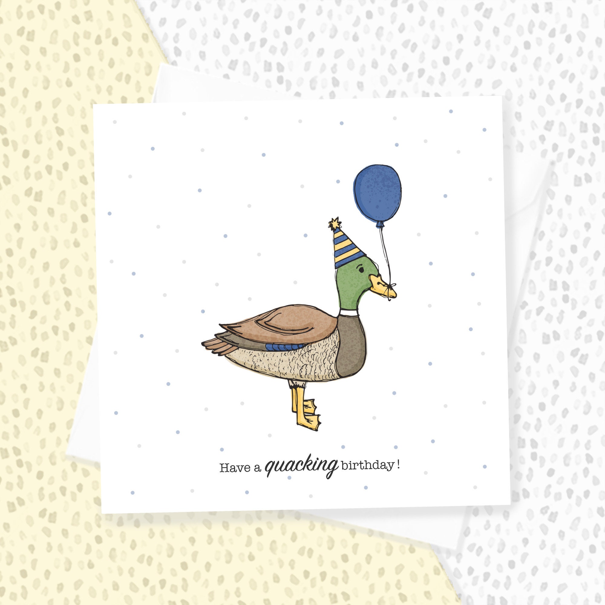 THE DUCK CARD // Have a Quacking Birthday // Add a | Etsy UK
