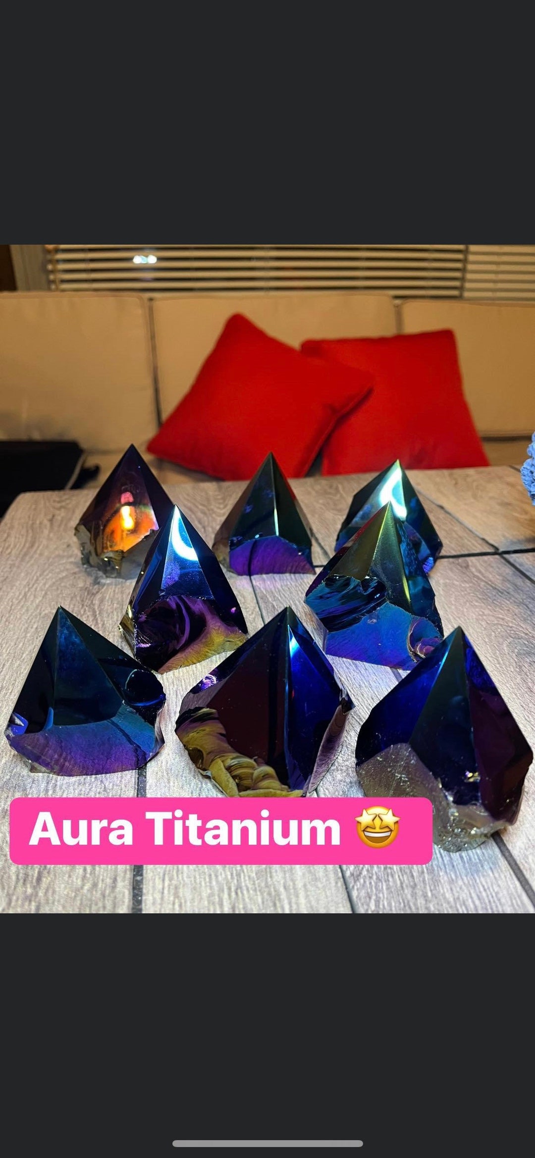 Affordable, Gorgeous, Aura, Raw, TITANIUM Points!! !! - Etsy