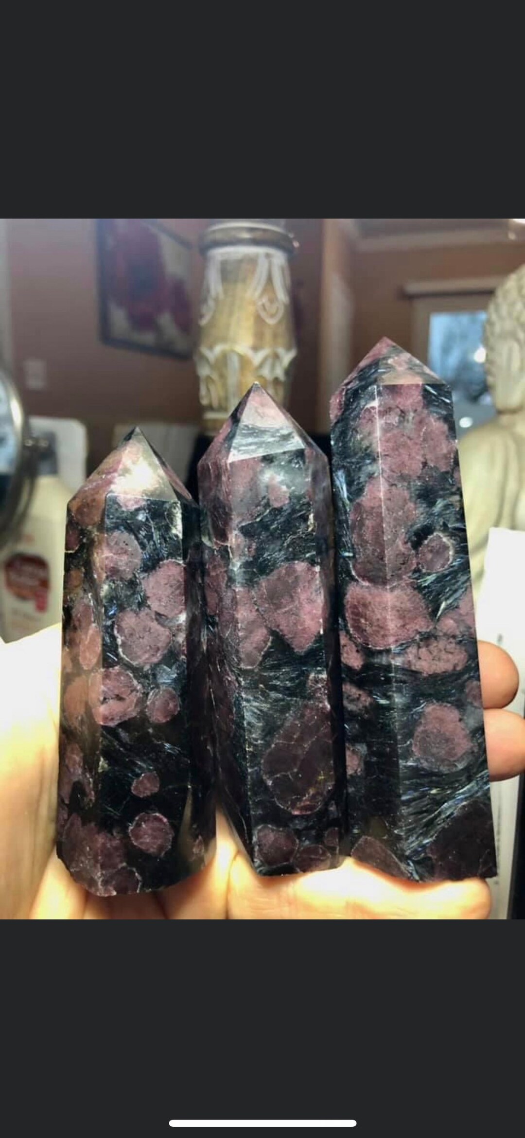 Gorgeous, Astrophyllite, Garnet, FIREWORK, Point, Crystal Tower, Unique ...