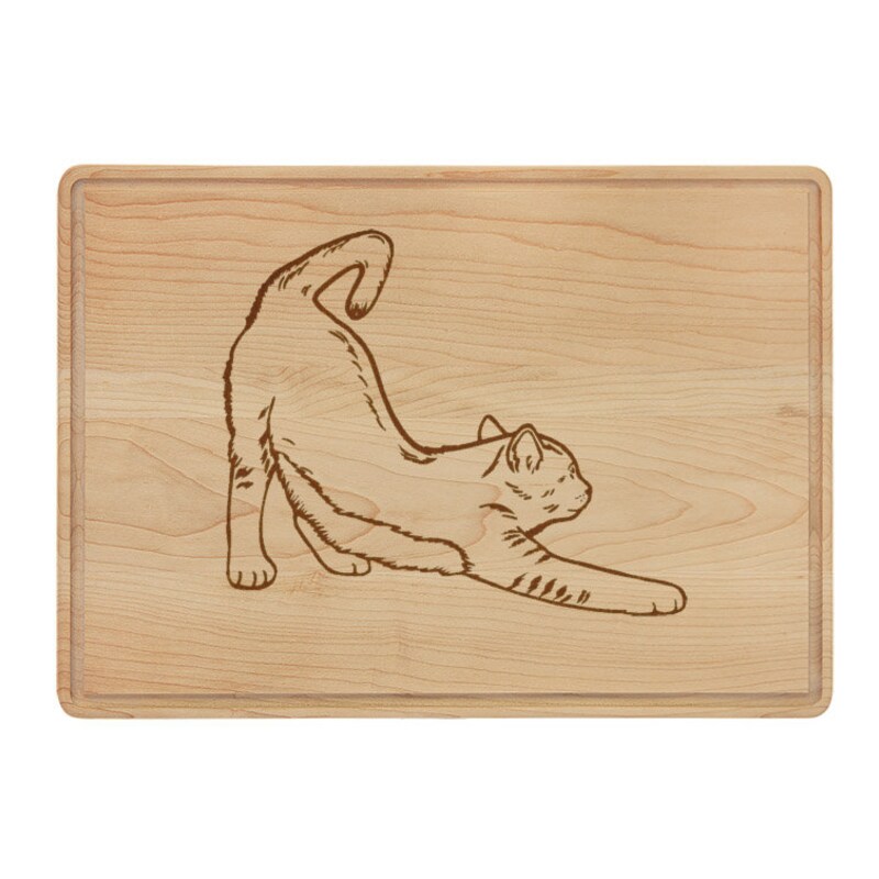 Cat Cutting Board - Etsy