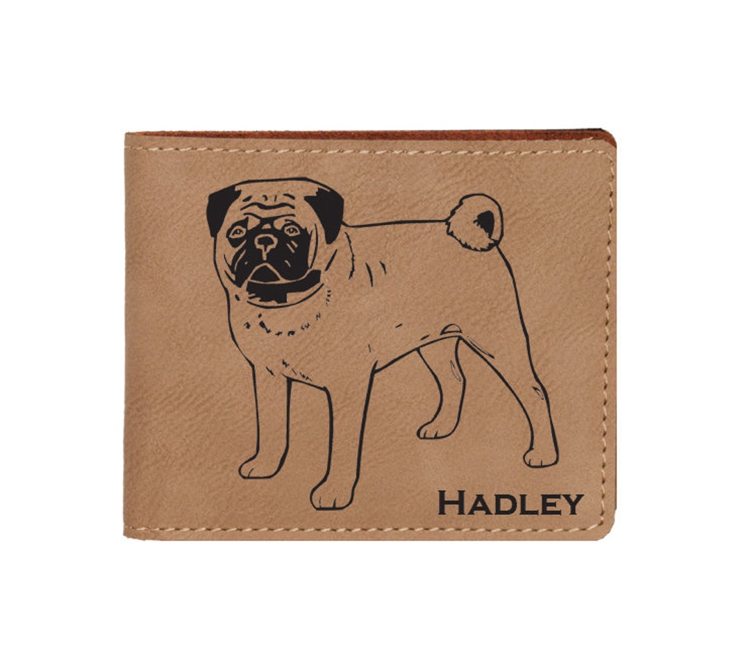Engraved Leatherette Wallet Dog Designs 4 Working Dog Wallet Toy Dog ...