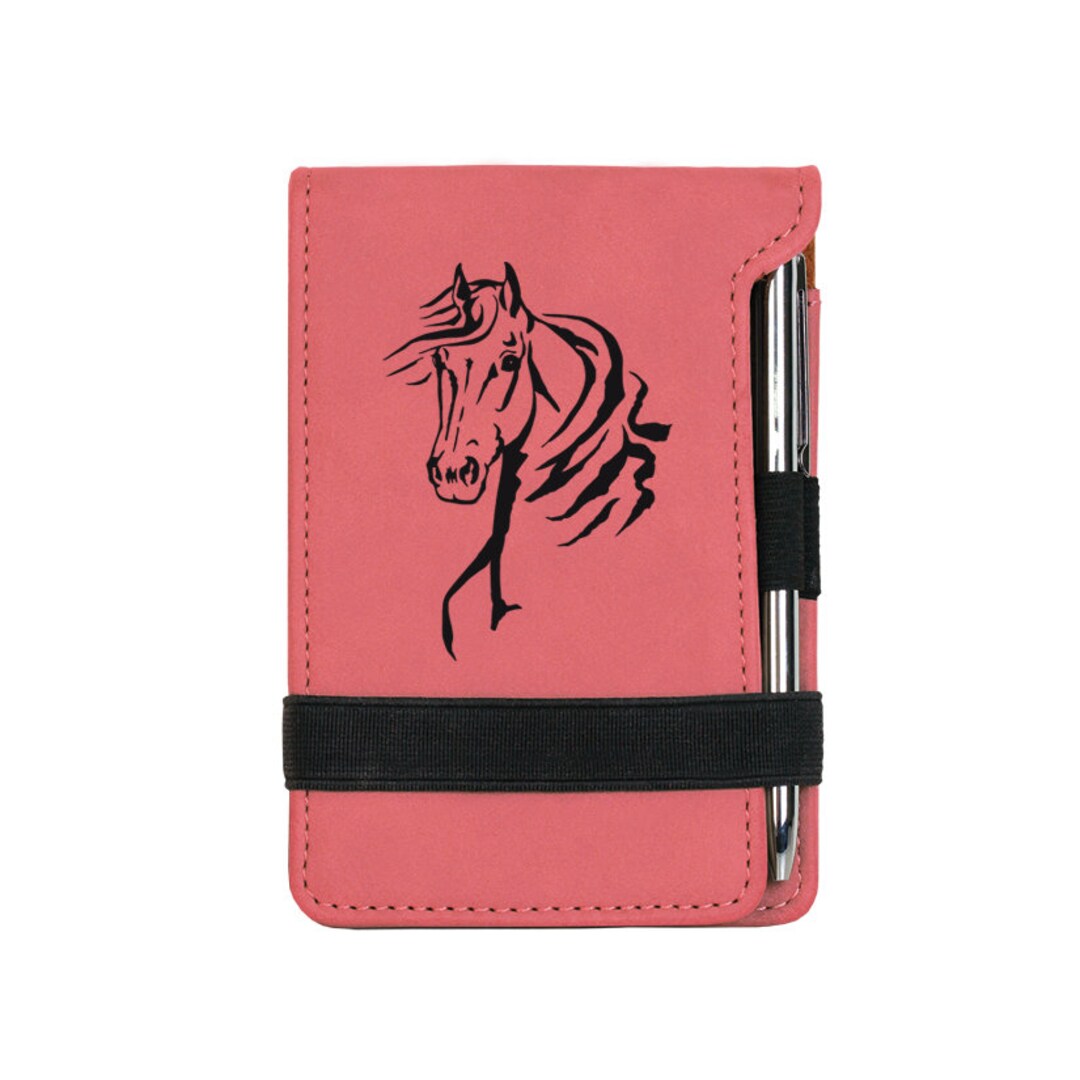 Custom Mini Notepad & Pen Horse Designs 2 Equestrian Notepad Horse ...