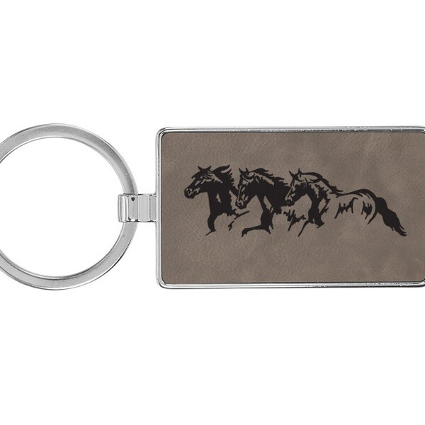 Horse Keychain - Etsy