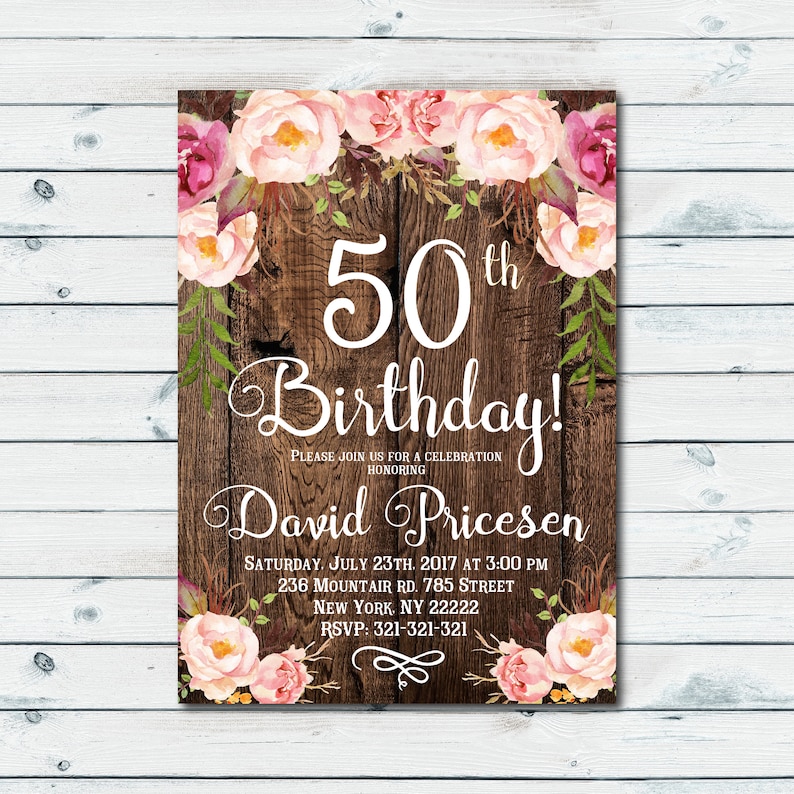 50th Birthday Invitation For Women 50th Birthday Invitation Etsy 50th-birthday-invitation-for-women-50th-birthday-invitation-etsy