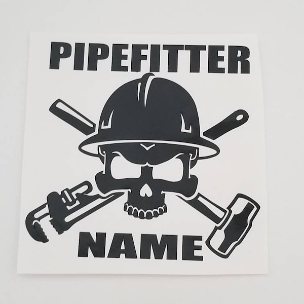 Pipefitter Decal - Etsy