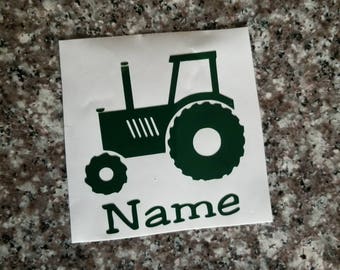 Farm tractor decal | Etsy
