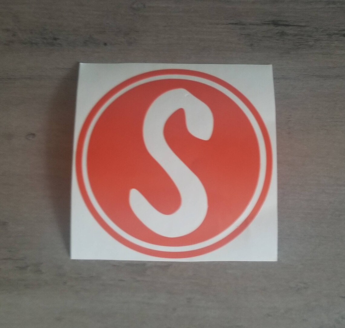 Initial Decal/monogram Decal/initial Sticker/circle Monogram/yeti Decal ...