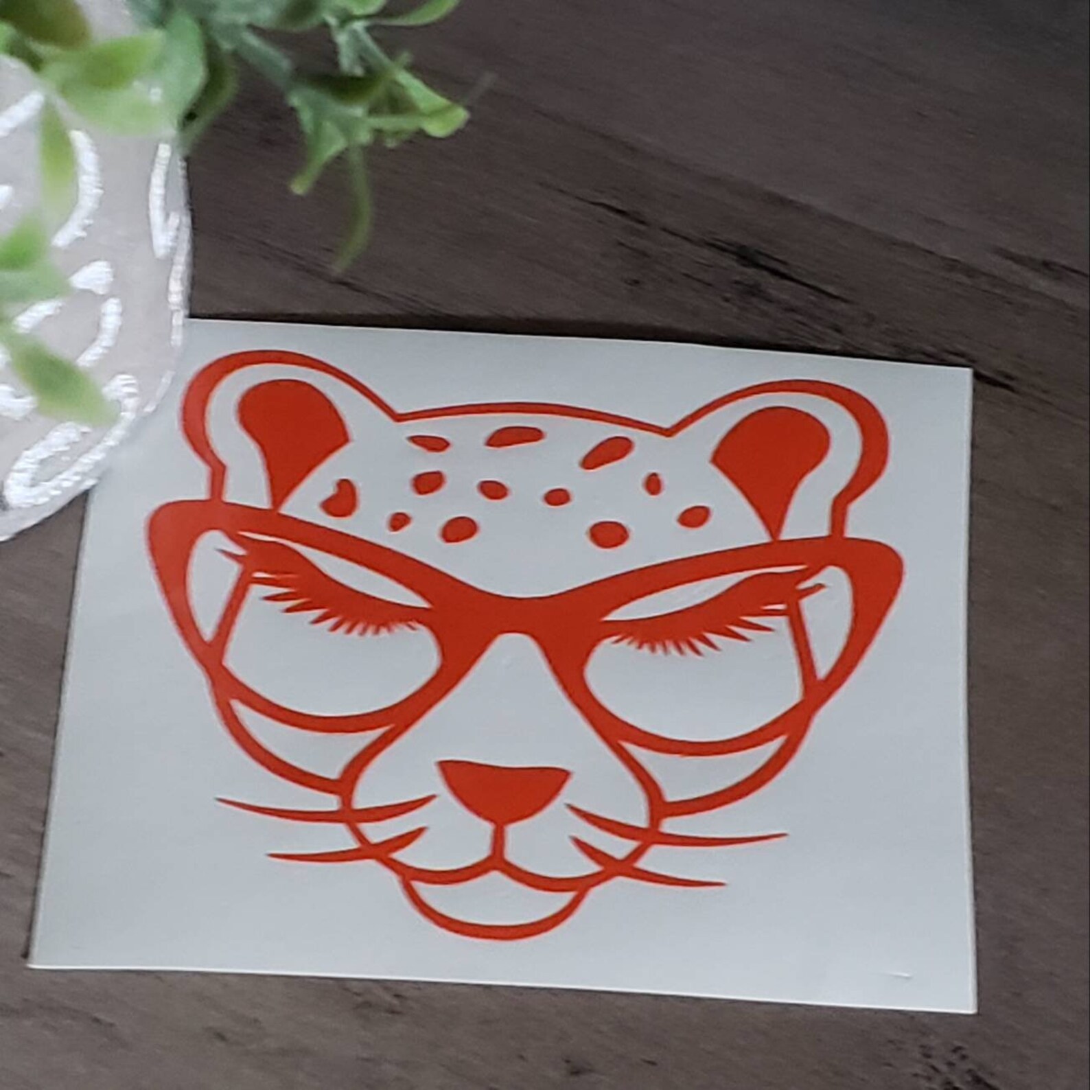Cheetah Decal/cheetah Sticker/animal Decal/trendy Decal/yeti - Etsy