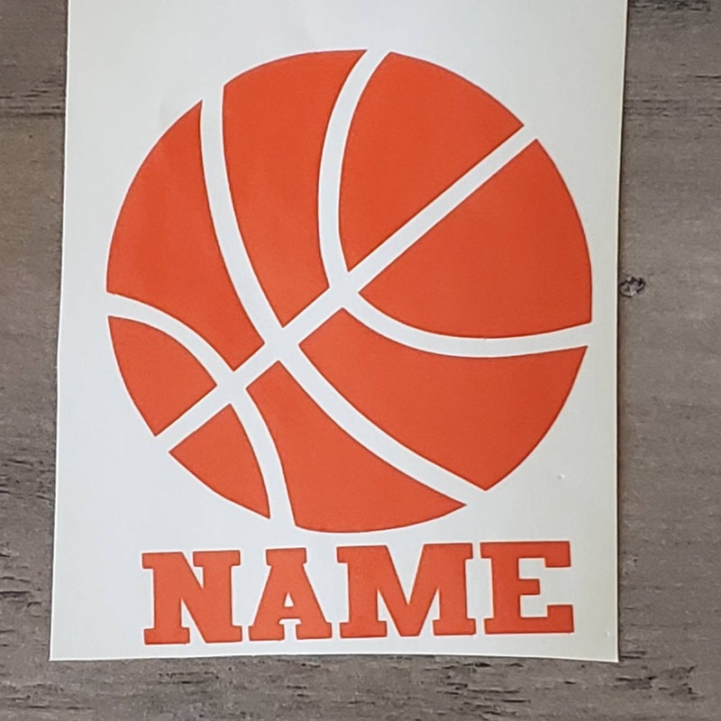 Basketball Decal - Etsy