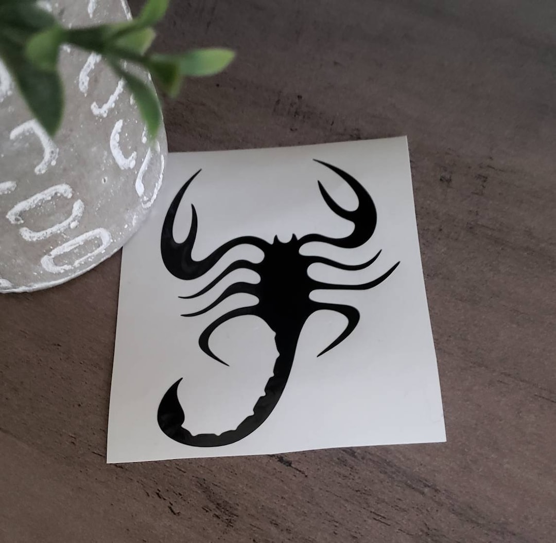 Scorpion Decal/scorpion Sticker/animal Decal/yeti Decal/mug Decal/flask ...
