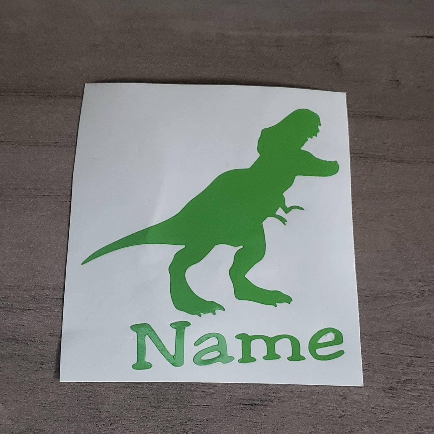 T-rex Decal/dinosaur Sticker/decal for Kids/car Decal/name | Etsy