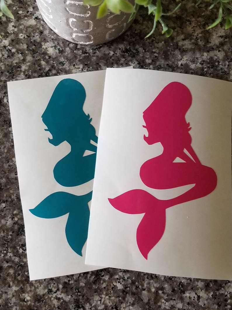 Mermaid Decal/mermaid Life Decal/mermaid Sticker/car Decal/laptopdecal ...