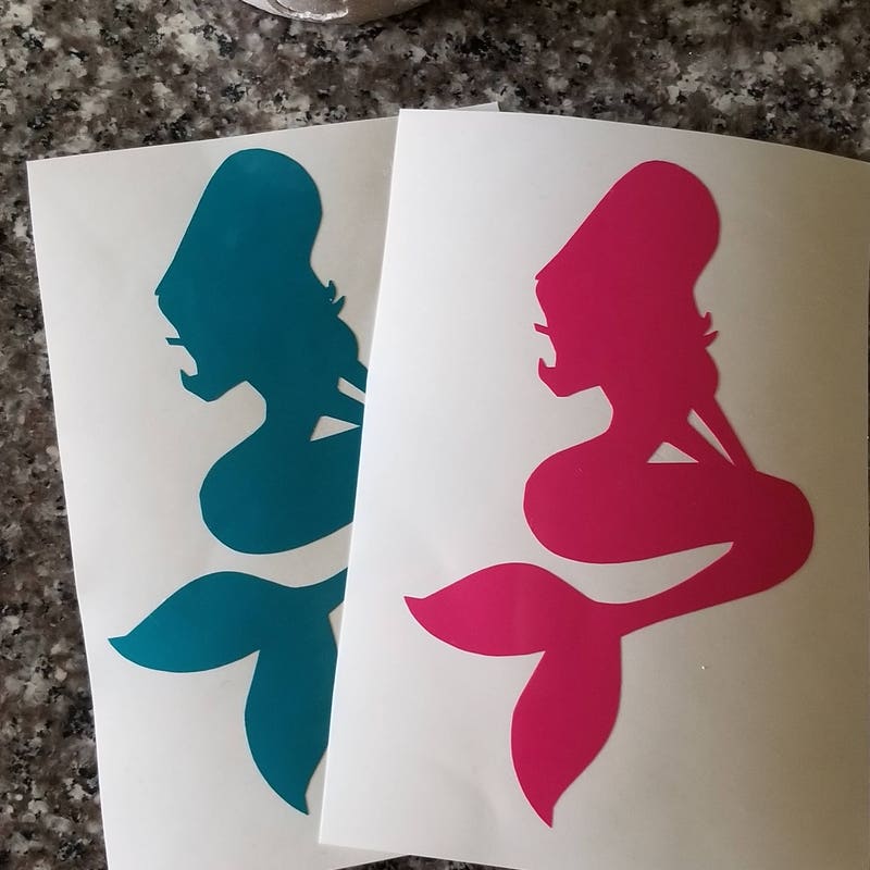 Mermaid Decal - Etsy