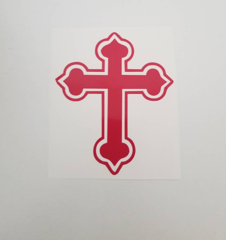 Cross Decal/jesus Decal/religious Decal/christian Decal/faith - Etsy