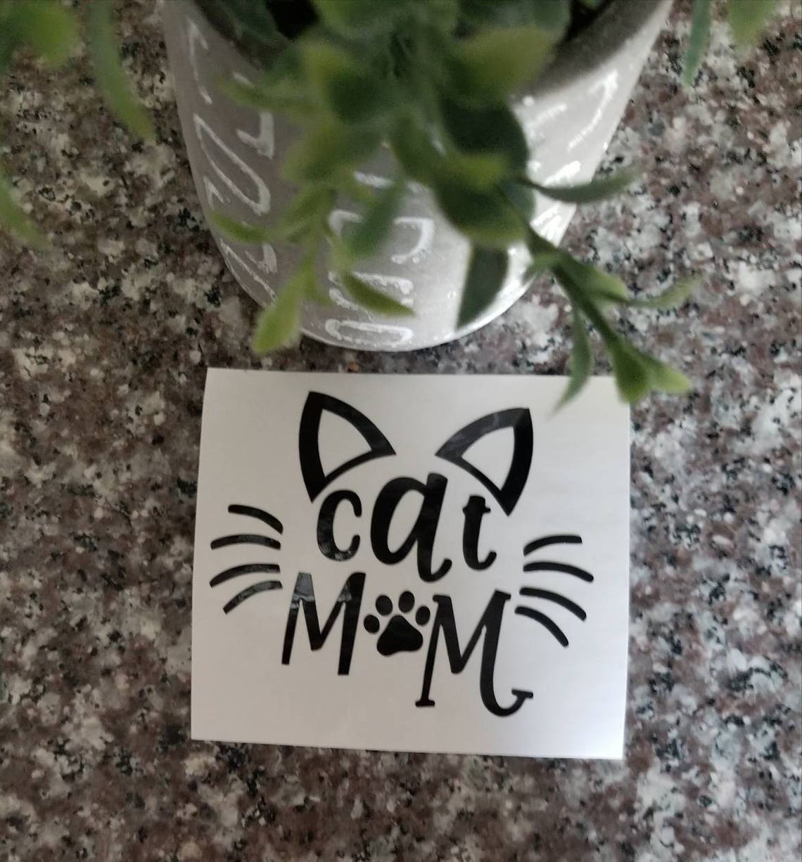 Cat Mom Decal/cat Mama Decal/fur Mama Sticker/pet Decal/fur Mom Decal ...