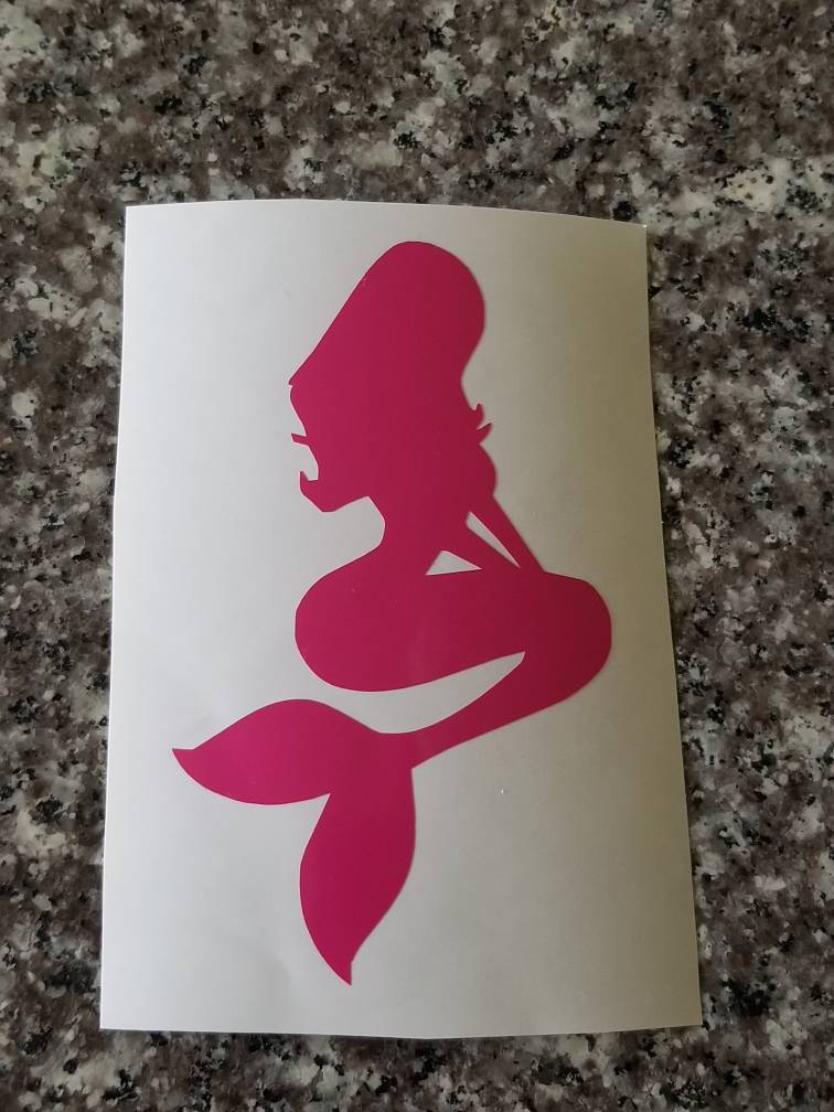 Mermaid Decal/mermaid Life Decal/mermaid Sticker/car Decal/laptopdecal ...