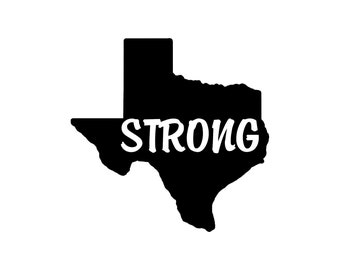 Texas Strong Sticker | Etsy