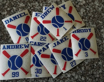 Custom Bat Decal - Etsy