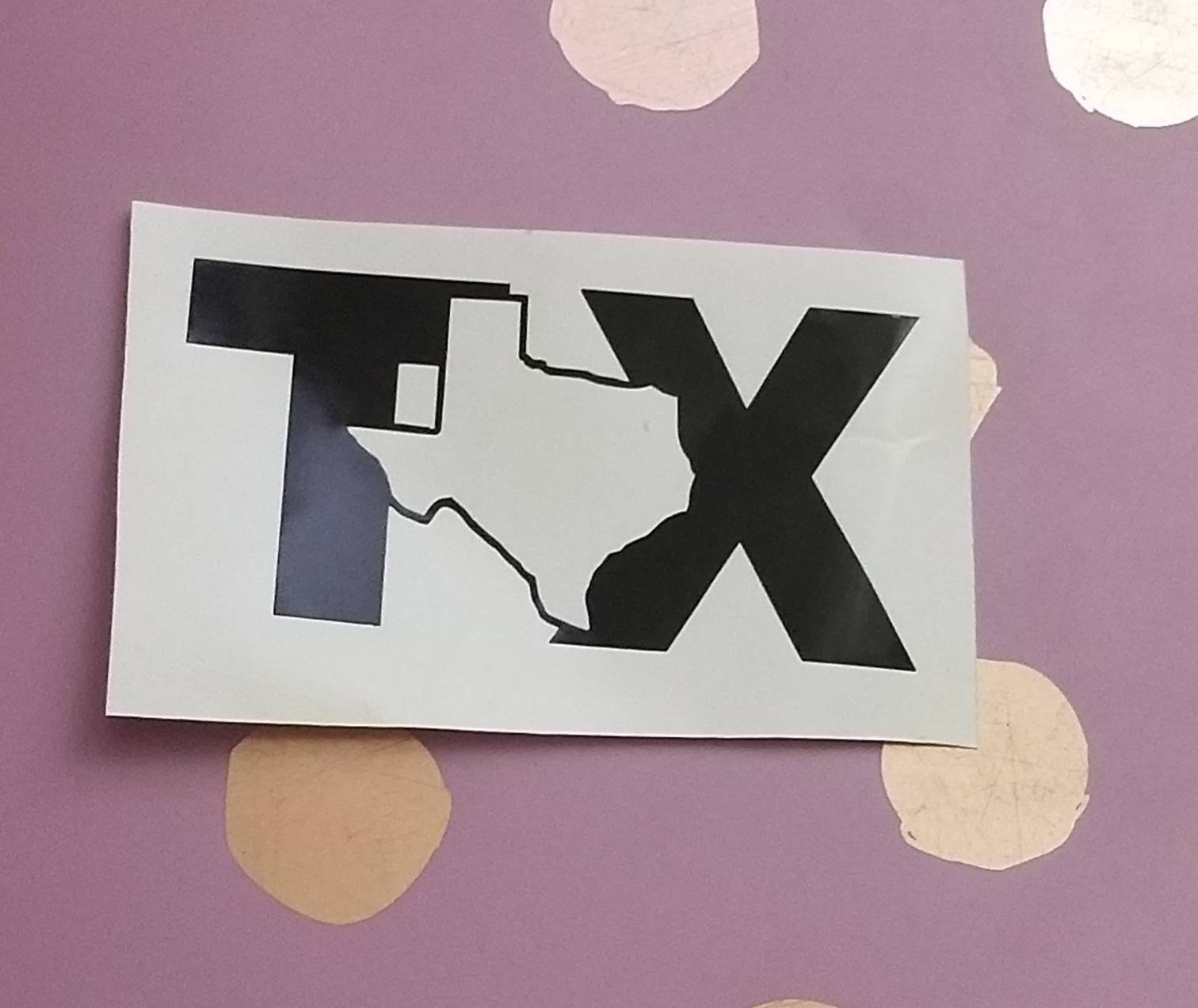 Texas Decal/texas Map Sticker/home State Decal/car - Etsy