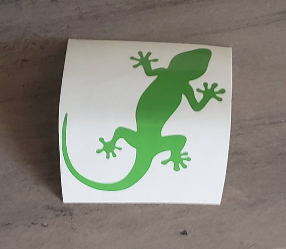 Lizard Decal/lizard Sticker/reptile Decal/animal Decal/yeti | Etsy