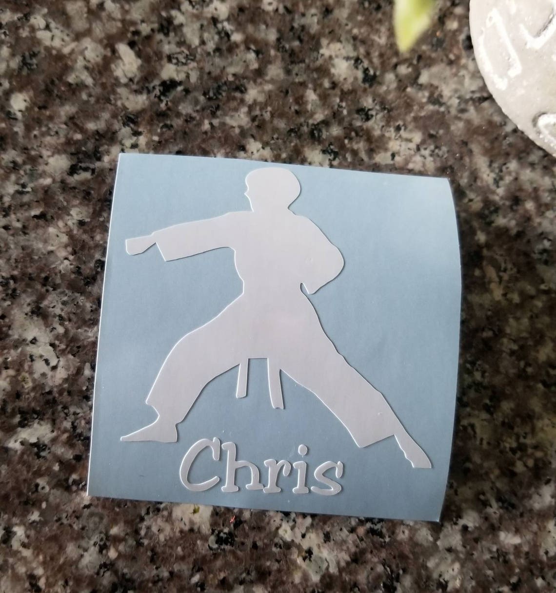 Karate Decal/boy Karate Decal/karate Sticker/sport | Etsy