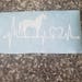 Horse Heartbeat Decal/horse Life Line Decal/horse Vinyl - Etsy
