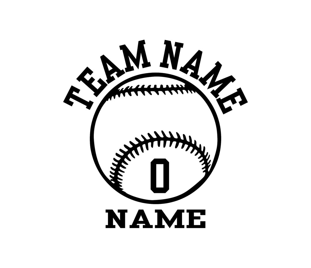 Personalized Baseball Team Decal/softball Decal/sport Decal/baseball ...