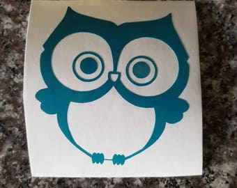 Owl decal | Etsy