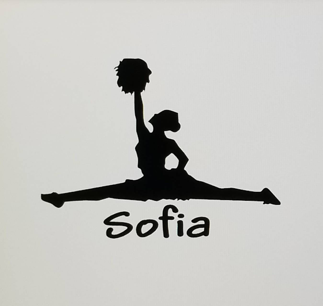 Cheer Decal/Personalized Cheerleader Decal/Cheerleader | Etsy