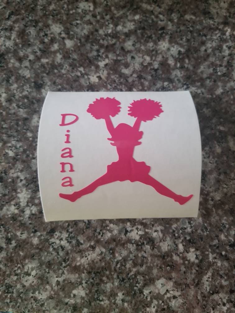 Cheer Decal/personalized Cheerleader Decal/cheerleader - Etsy