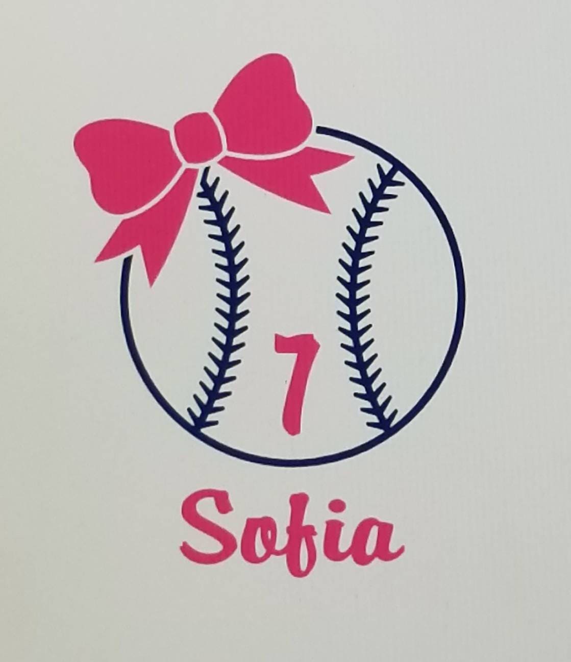 Personalized Softball Decal/Custom Softball Decal/Softball | Etsy